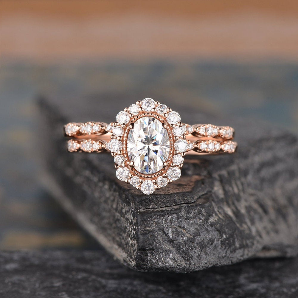 Moissanite Bridal Ring Sets – Sparkle That Lasts Forever – violetjewels